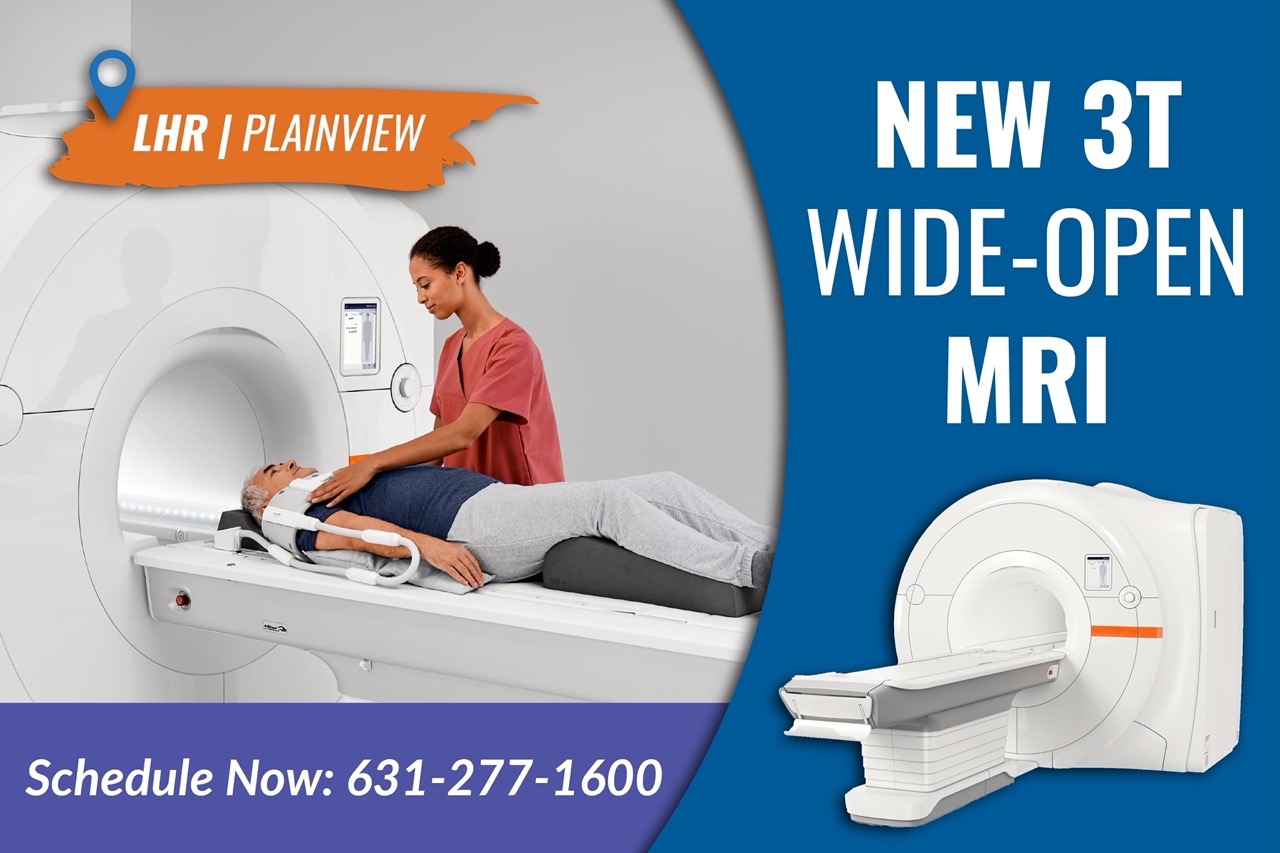 New 3T Wide-Open MRI at Plainview!